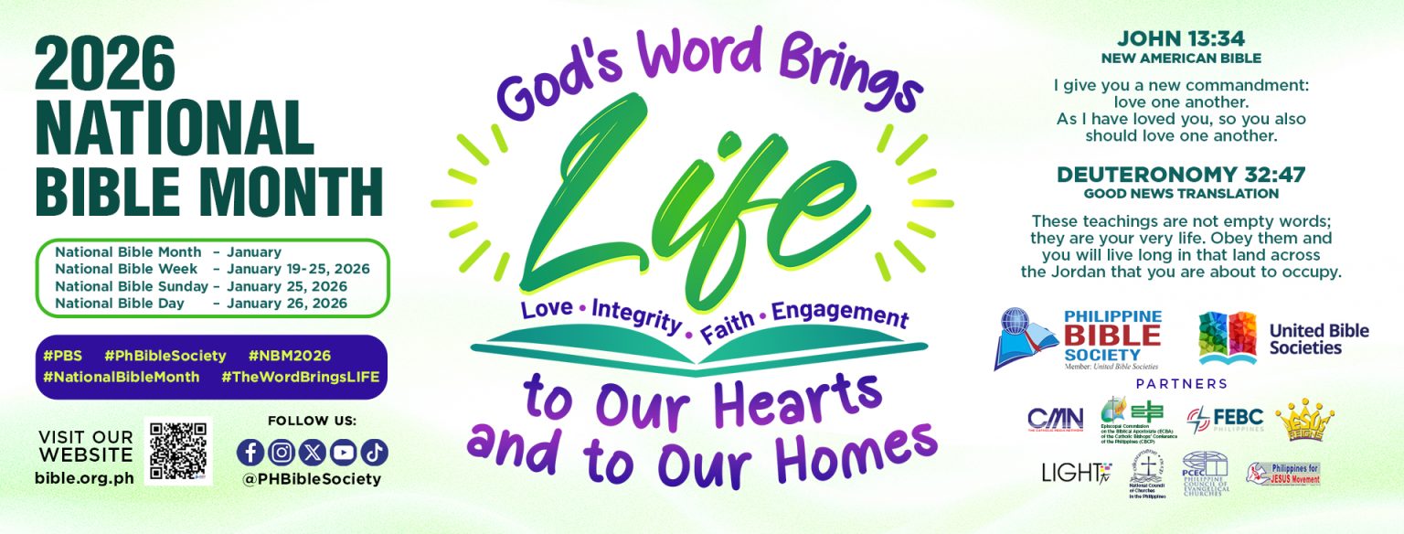 National Bible Month - Philippine Bible Society